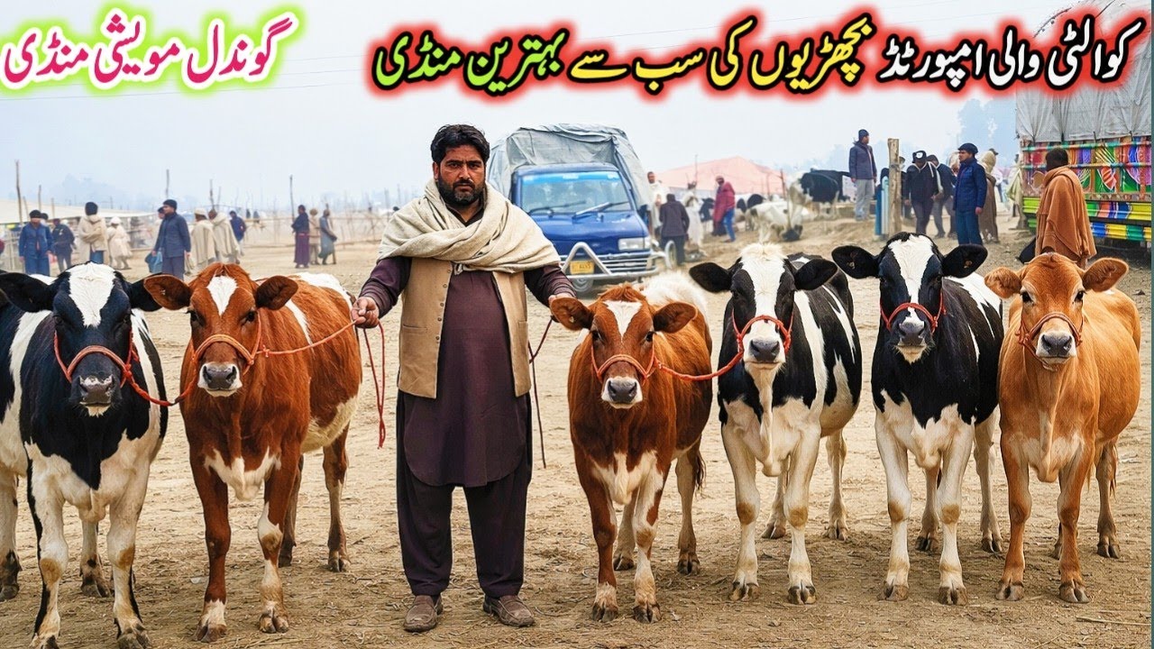 Gondal Mandi latest update 07Feb 2026!imported heifers latest Rate on ...