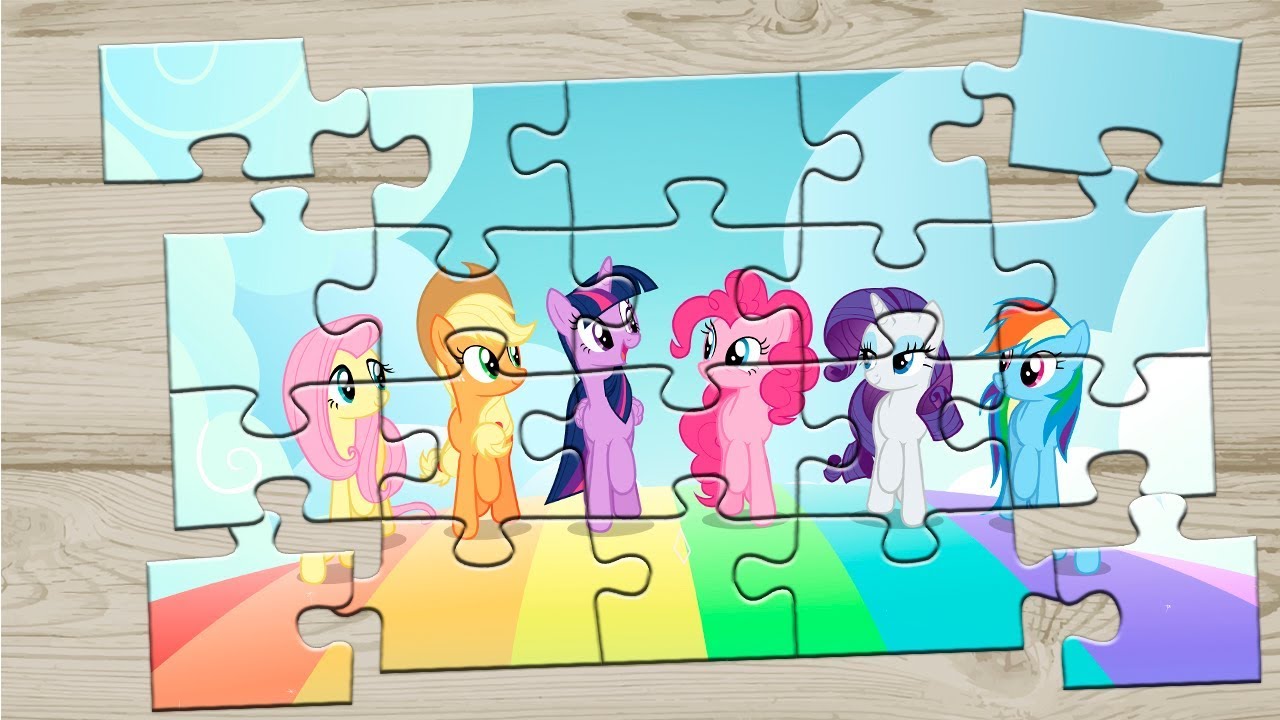 My Little Pony Friendship is Magic - Puzzle Game Video for Kids - YouTube