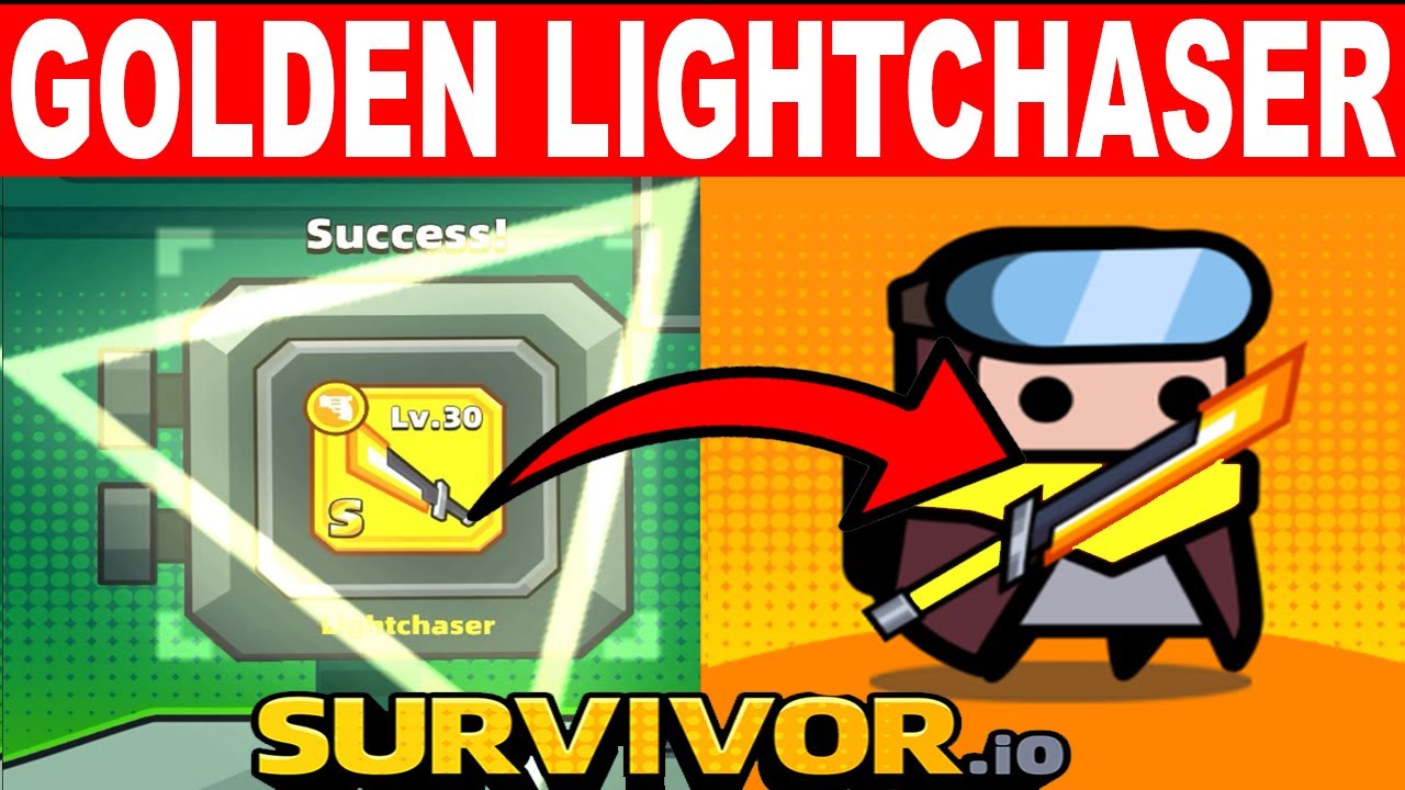 Survivor.io Epic Lightchaser Gameplay - The Power of Golden Lightchaser - YouTube