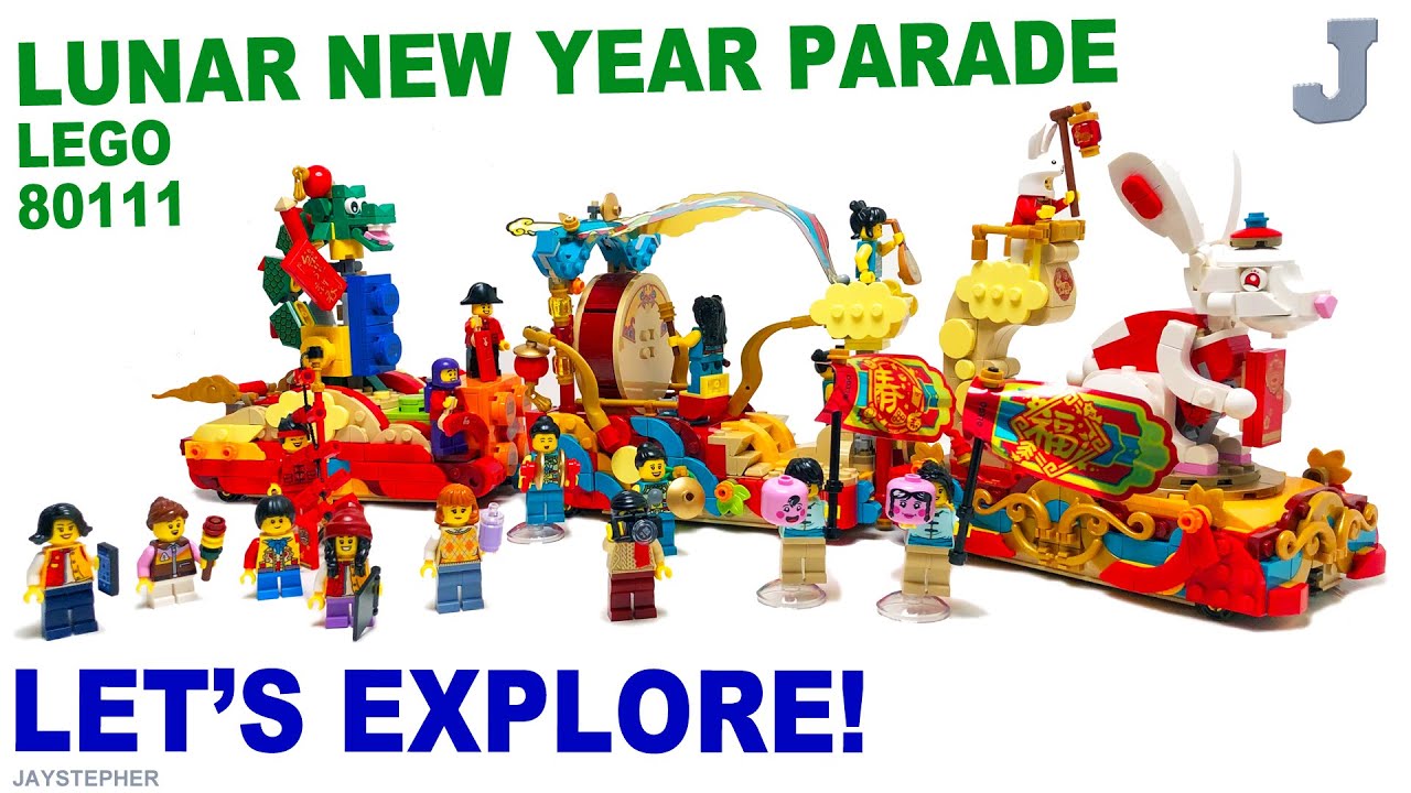 LEGO 2023 Lunar New Year Parade 80111 Exploration & Review - YouTube