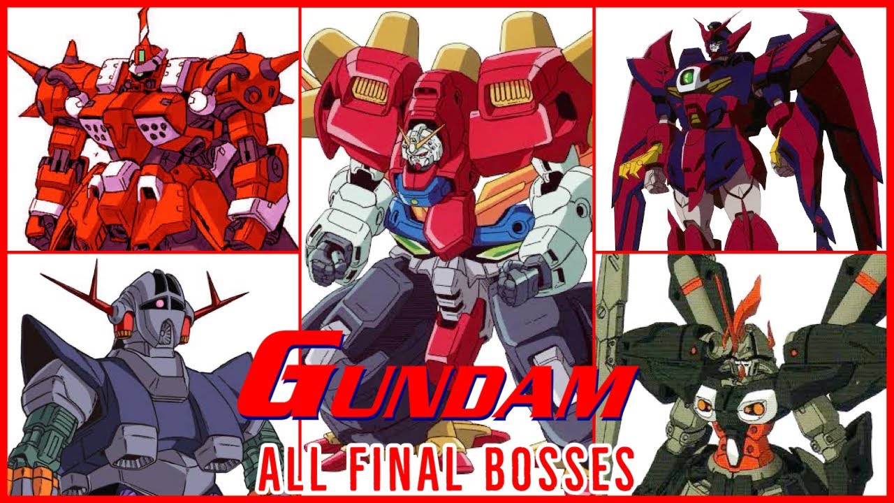 GUNDAM FIGHTING GAMES FINAL BOSSES - YouTube