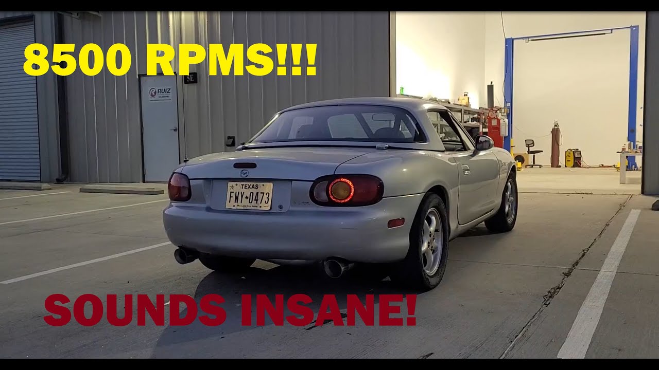 Turbo Miata 500whp Build Episode 12 - Startup, DEEP IDLE, Revs! - YouTube