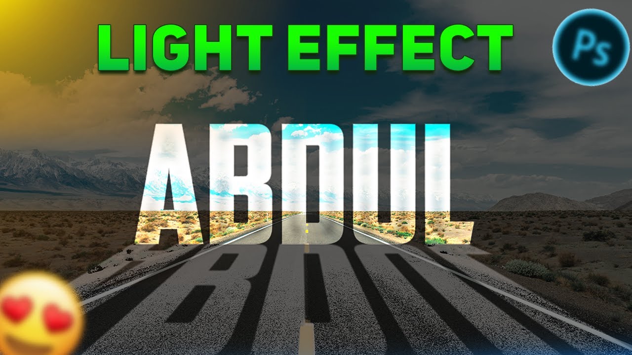 How to Create LIGHT EFFECT in Photoshop Step by Step - YouTube