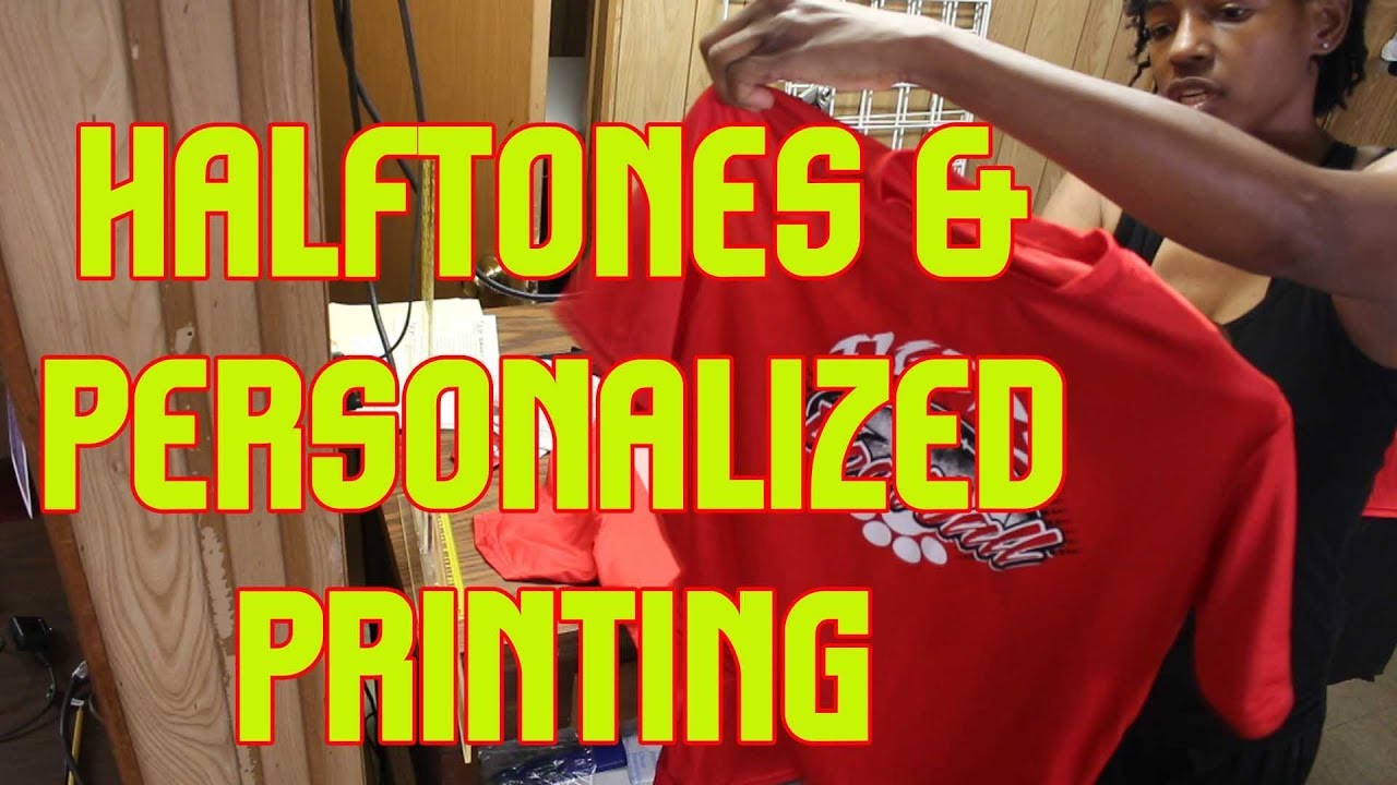 Screen Printing Halftones - YouTube