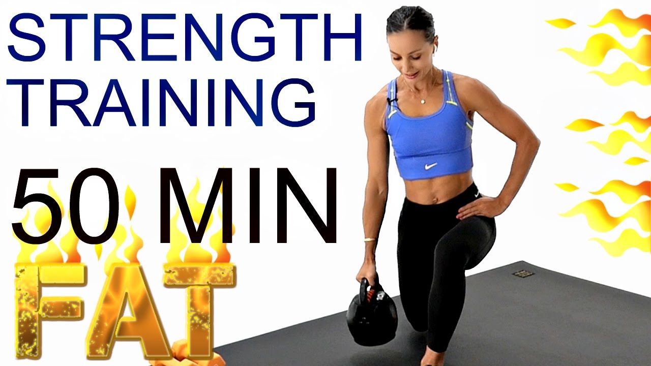 50 MIN STRENGTH TRAINING WORKOUT | LOSE WEIGHT BUILD MUSCLE - YouTube