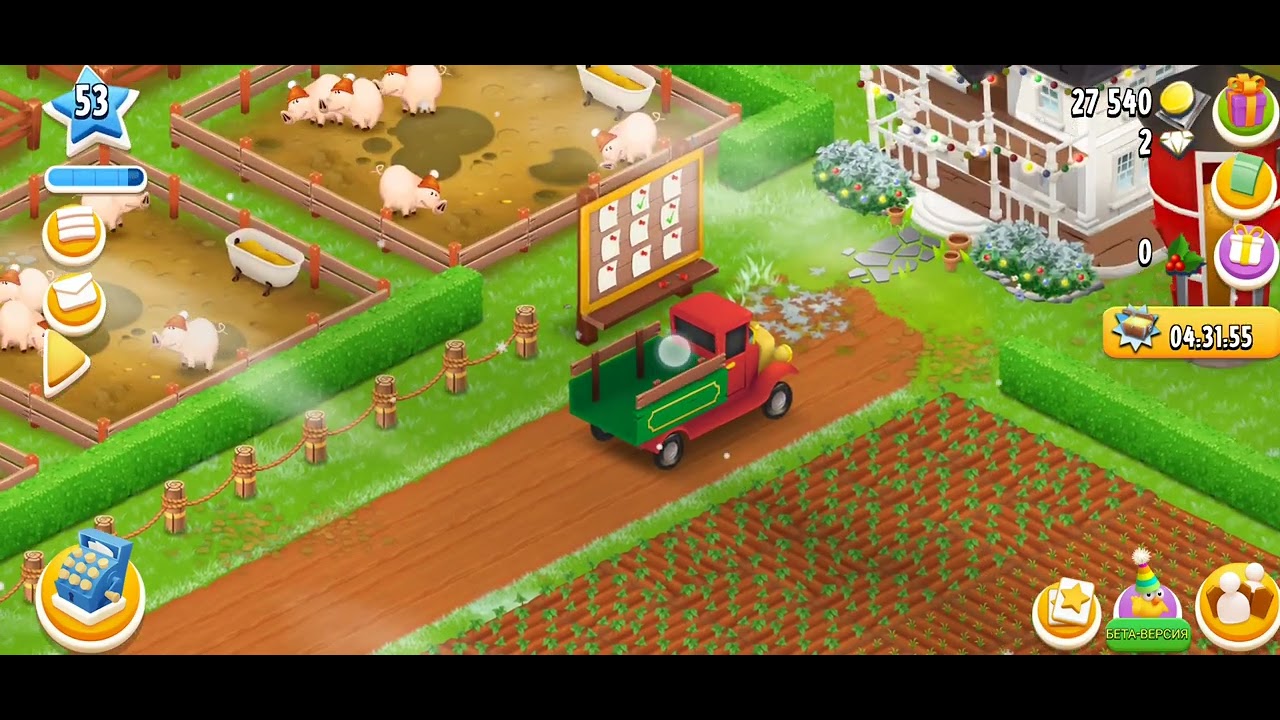 Hay Day Farm level 53 🎗 fast truck⚡️ fulfills important orders 🛻 - YouTube