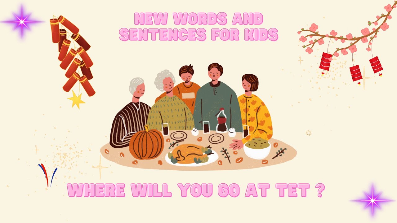 Where will you go at Tet? | Future Simple Tense | New Words and ...