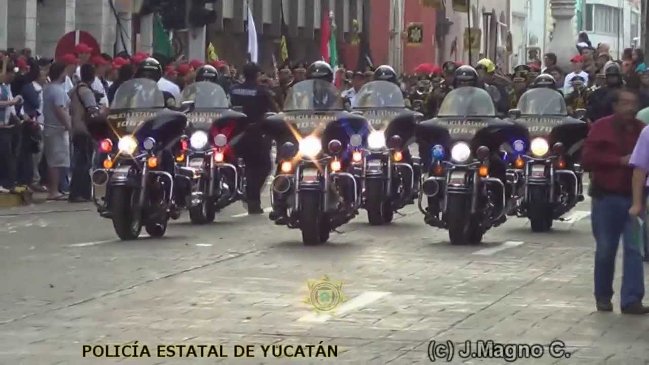 Policía Estatal de Yucatán | Police convoy - Police parade @ Mérida ...