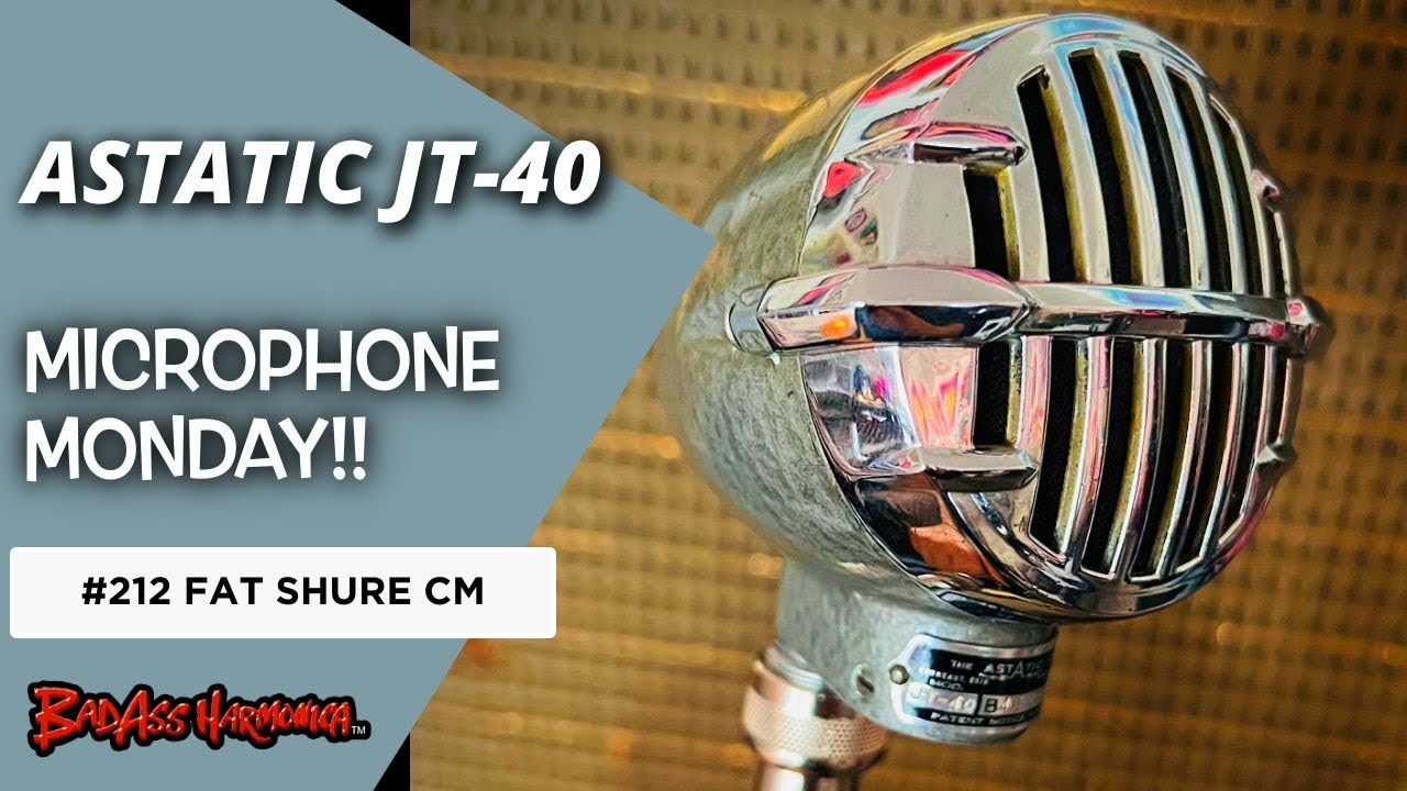 Best Blues Harmonica Microphones | Vintage Astatic JT-40 Bullet ...