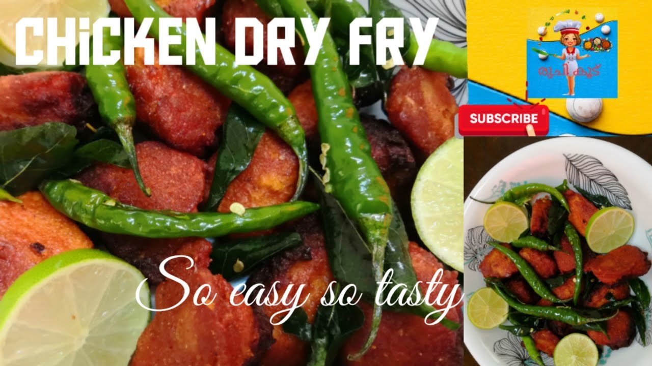 Crispy chicken dry fry - YouTube