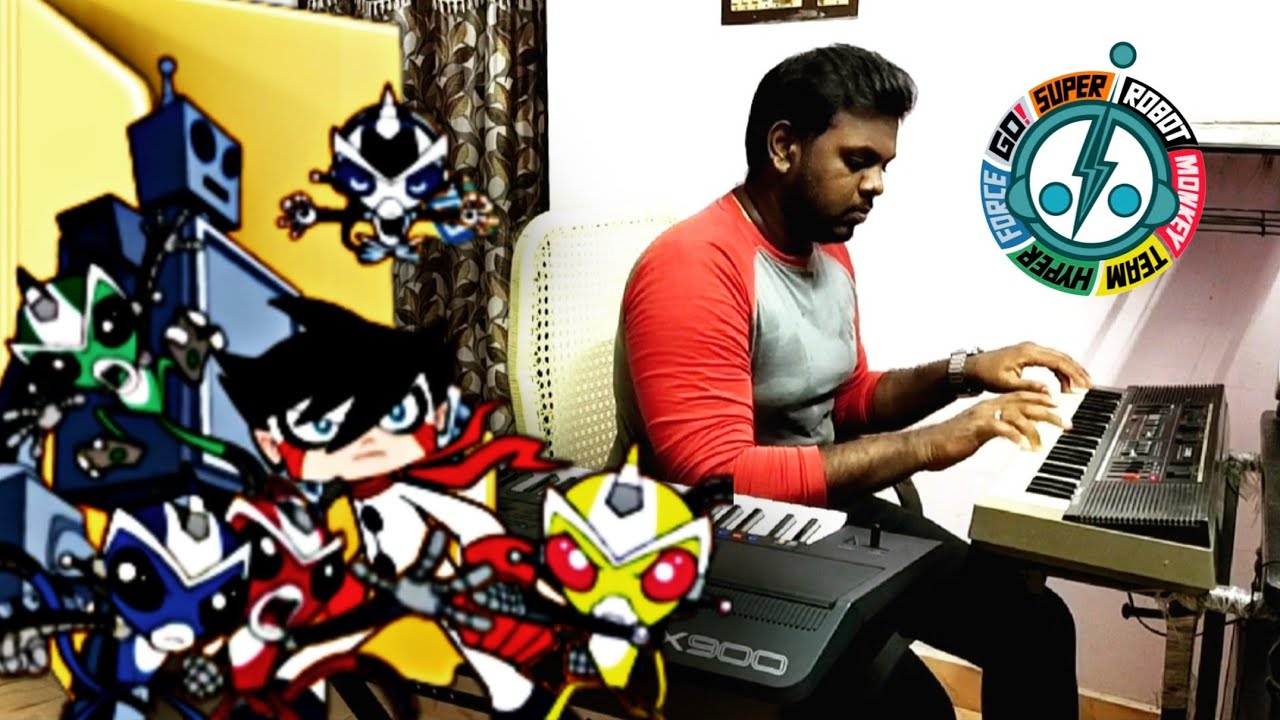 Super Robot Monkey Team Hyper Force Go! (Theme Song) | #90'sKids | GIB ...