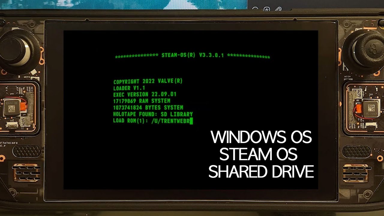 스팀덱 윈도우OS + 스팀OS 하이브리드 드라이브 운용 feat.디아2re and outro 바하4re / steamdeck ...