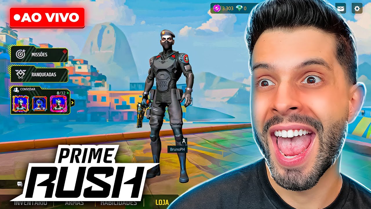 NOVO JOGO!! CHEGOU O BETA FECHADO DO PRIME RUSH BATTLE ROYALE!! - YouTube