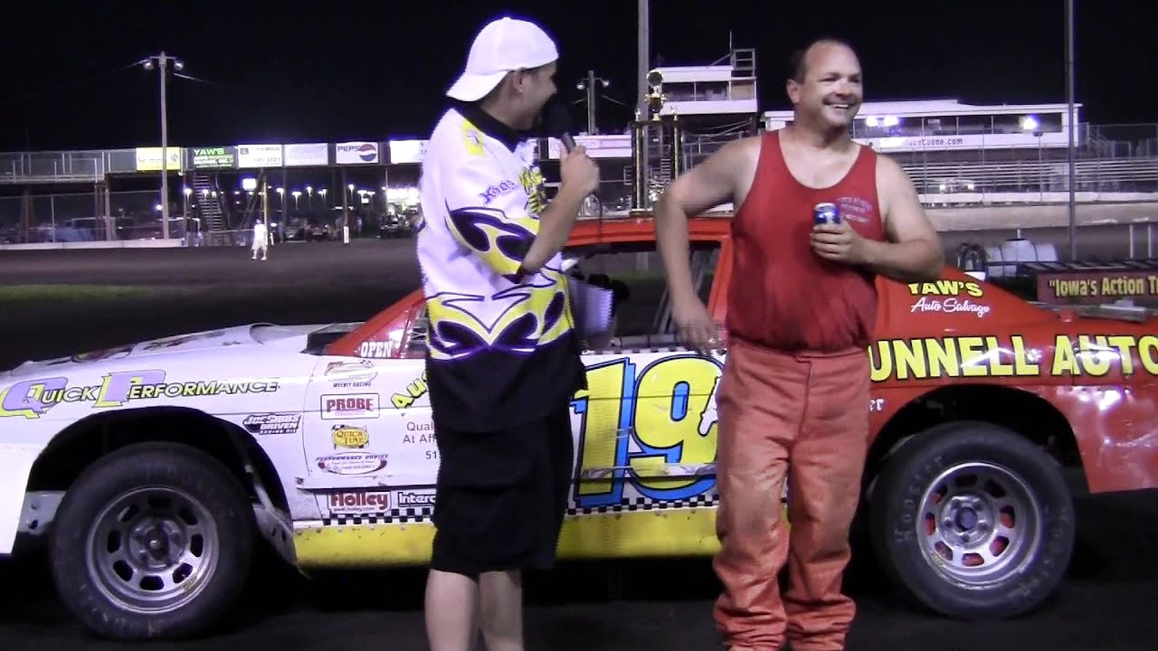 Alan Van Gorp Stock car feature winner - YouTube