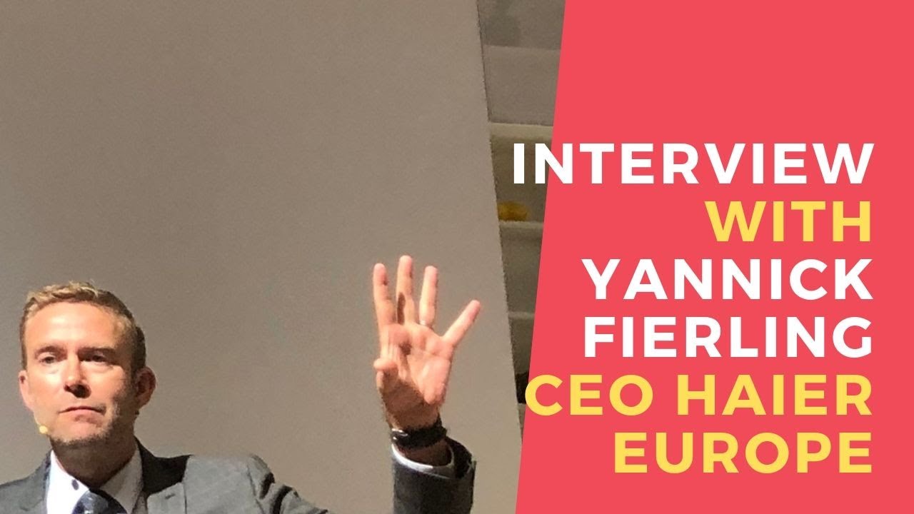 ENG: Interview with Yannick Fierling, CEO Haier Europe - YouTube