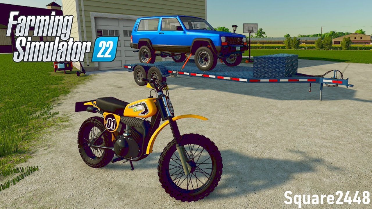 NEW Offroad Build! | Bought A Old Jeep & Dirtbike! | Xbox | FS22 ...