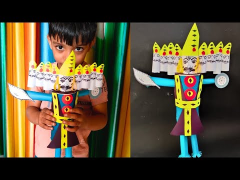 Amazing DIY Paper Ravan!🏹 Easy Craft Ideas'' - YouTube