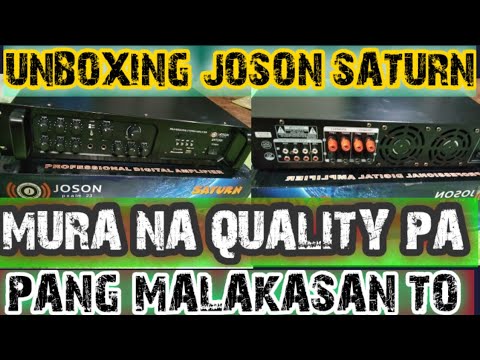 THE BEST INTEGRATED AMPLIFIER in ASIA [JOSON SATURN] unboxing #mura na ...