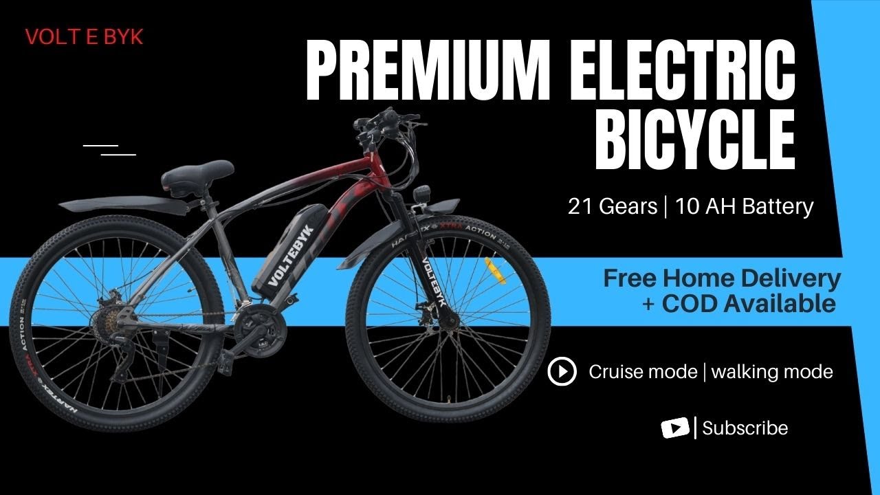 voltebyk laux 10 AH - Budget electric cycle with premium features ...