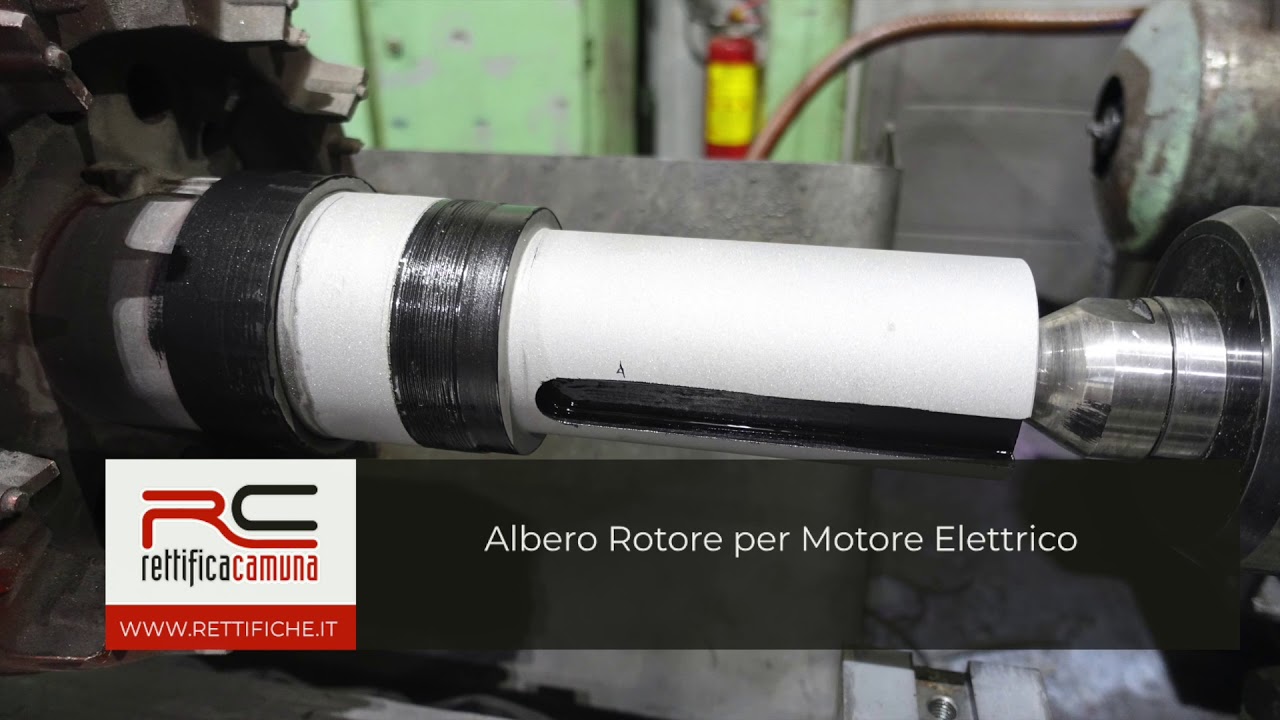 Lavorazione Albero Rotore - YouTube