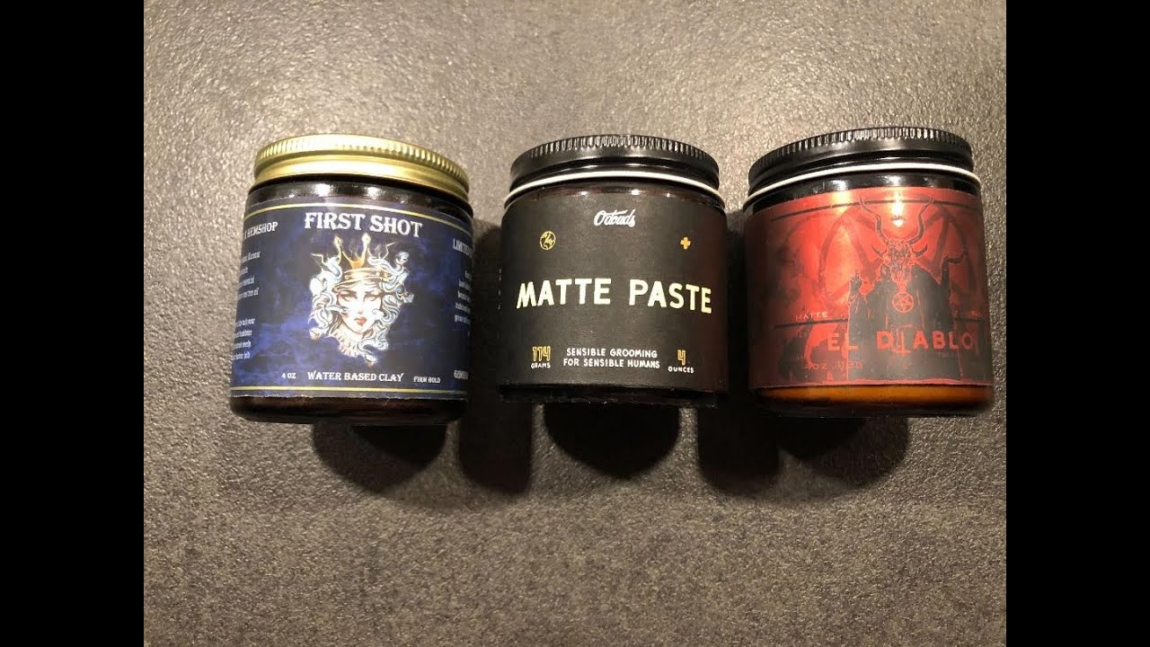 Grim Grease matt vs O'Douds Matte Paste - YouTube