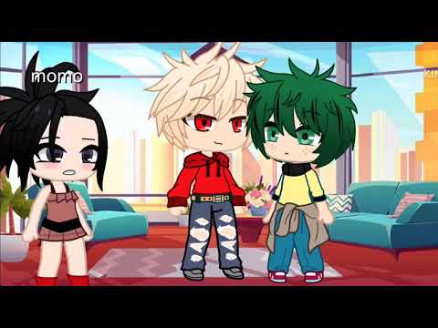 Bakugou teaching deku his name /bnha gacha club