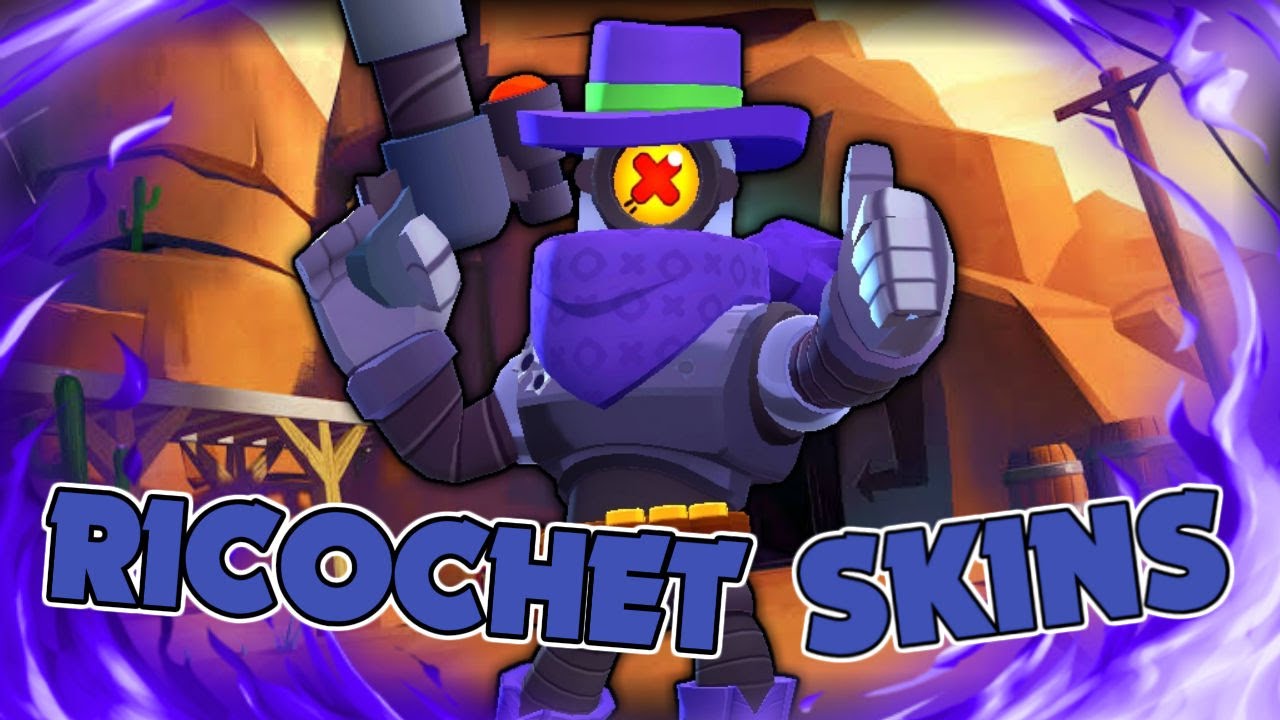 Brawl Stars ¡RICOCHET SKINS #5! - YouTube