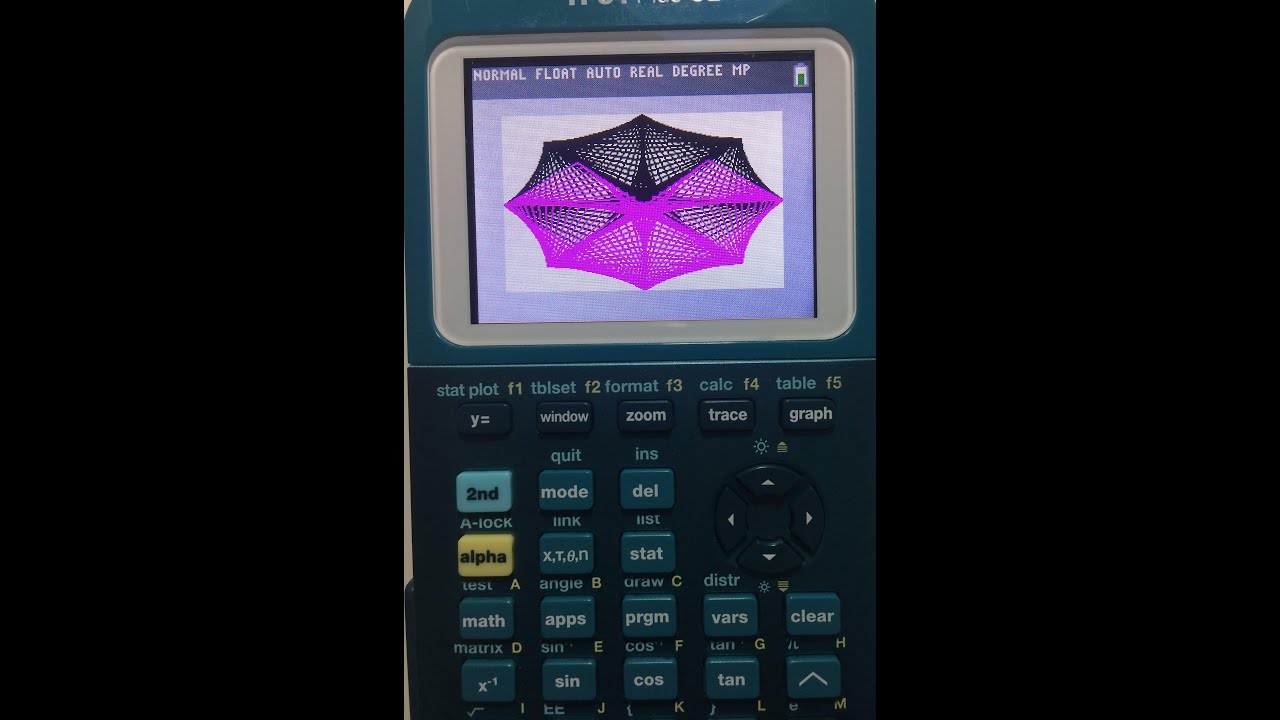 HOW TO MAKE INSANE GRAPHS ON TI84 PLUS CE! (Your math teacher will be ...
