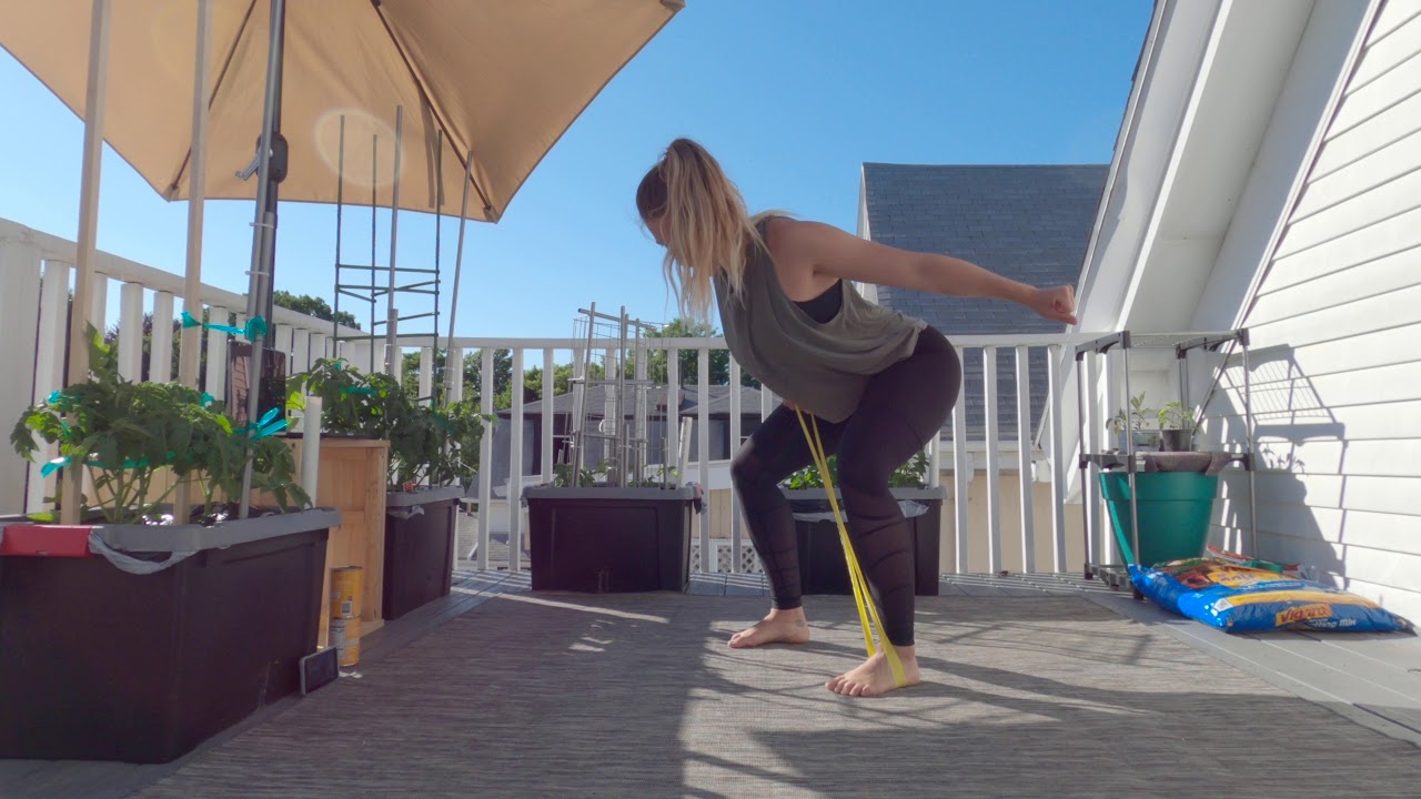 Bent Over X Body Mini Band Row - YouTube