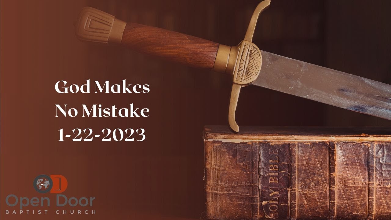 God Makes No Mistake - YouTube
