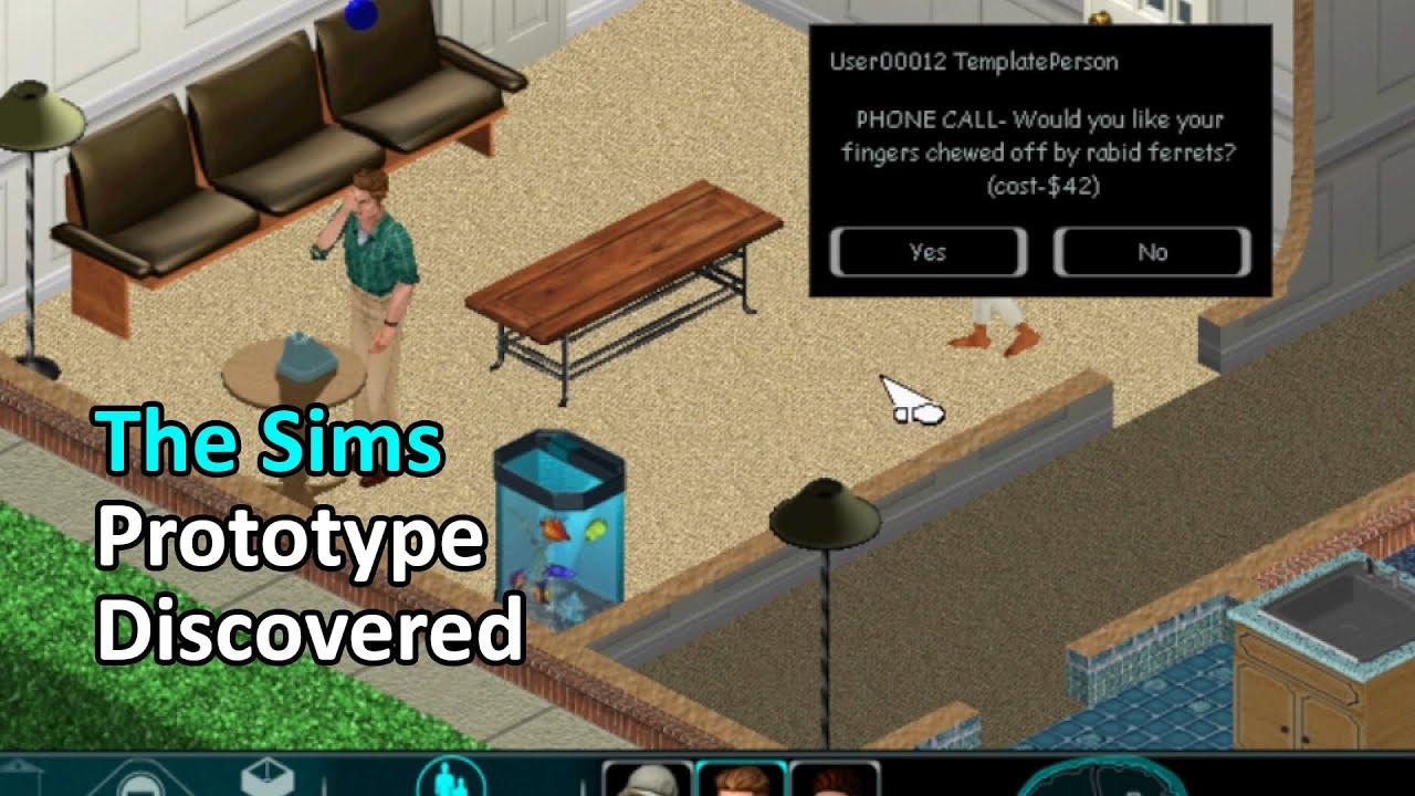 The Sims Prototype Discovered at Thrift Store - Part 1 - YouTube