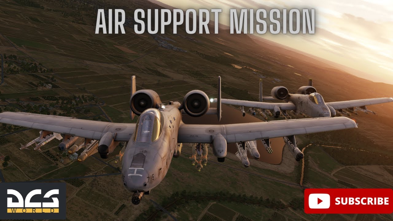 Syria Golan Heights Close Air Support Mission ll F-16 F-18 Apache A-10C ...