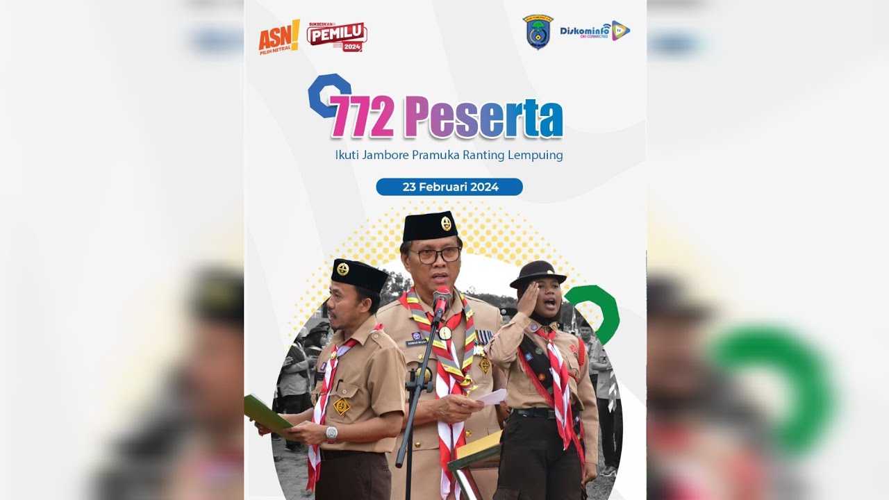 772 Peserta Ikuti Jambore Pramuka Ranting Lempuing - YouTube