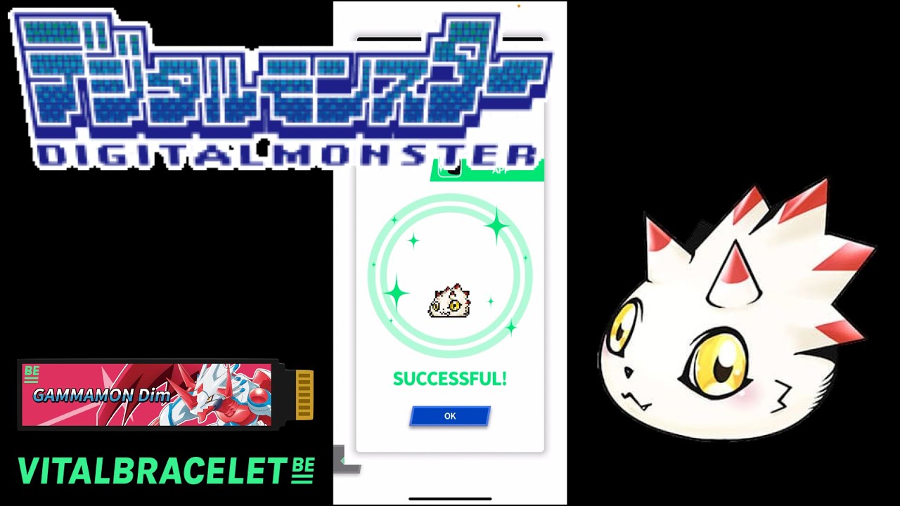 DIGIMON Vital Bracelet BE - GURIMON || BEMemory Gammamon DiM Log #2 ...