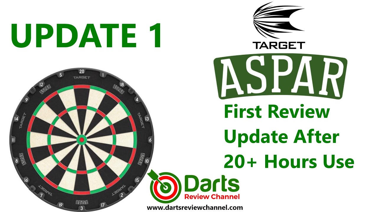 Target Aspar Dartboard Review Update 1 After 20 Hours Use - YouTube
