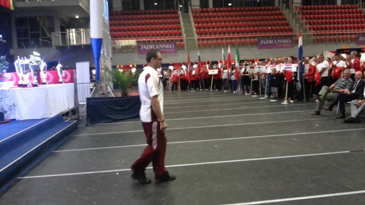 Porec Darts EDU Csaba dance - YouTube