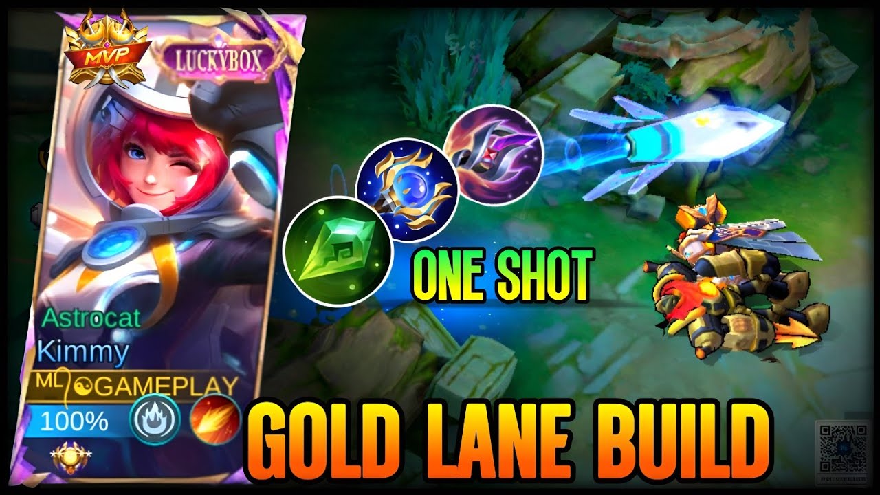ONE SHOT BUILD KIMMY GOLD LANE!!😱 KIMMY BEST BUILD 2024" MLBB - YouTube