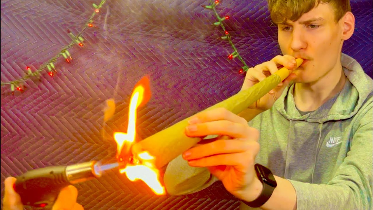 85 GRAM JOINT IN 1 SITTING!! (RAW CHALLENGE CONE) - YouTube