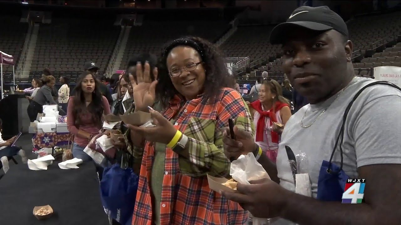 VyStar Veterans Memorial Arena transformed for Military Spouse Night ...