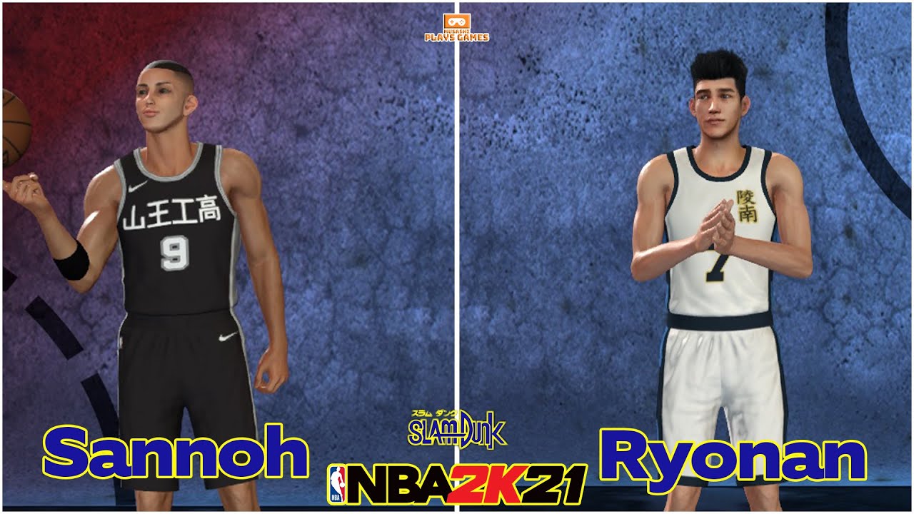NBA 2K21 Slam Dunk Mod - Sannoh vs Ryonan - YouTube