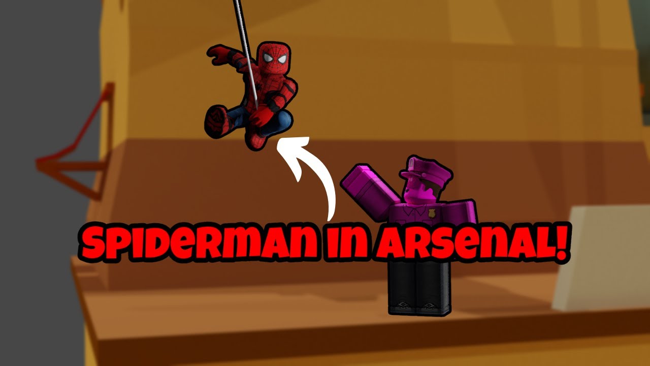HOW TO *LITERALLY* BECOME SPIDERMAN IN ROBLOX ARSENAL... - YouTube