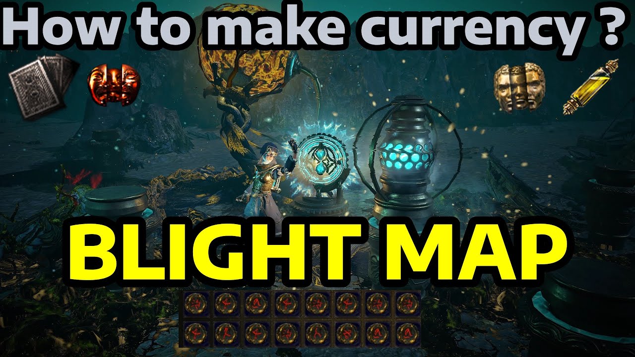 Path of Exile How to make currency ? Blight maps! - YouTube