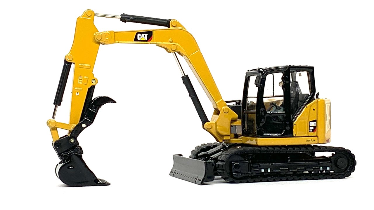 Diecast Masters Cat 309 CR Mini Excavator - YouTube