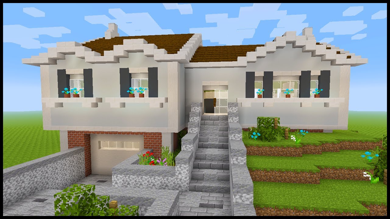 Minecraft: Split Level House Tour - YouTube