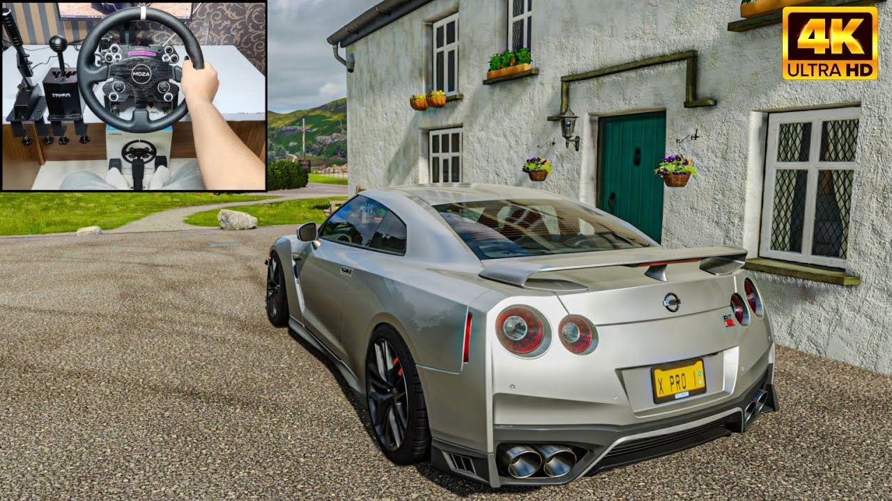 1200HP Nissan GT-R R35 | Forza Horizon 4 | MOZA R5 gameplay - YouTube