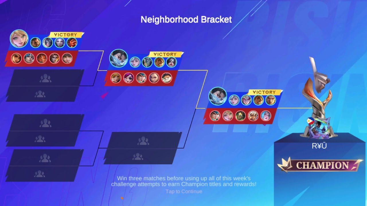 MLBB RISING NEIGHBORHOOD CHAMPION!#mobilelegends #mobilegame #mlbb # ...