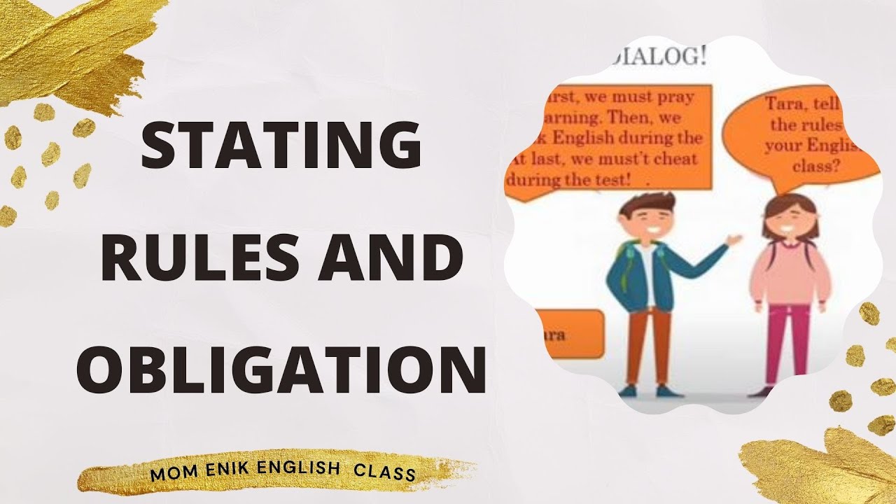Video Pembelajaran: Stating Rules and Obligations - YouTube