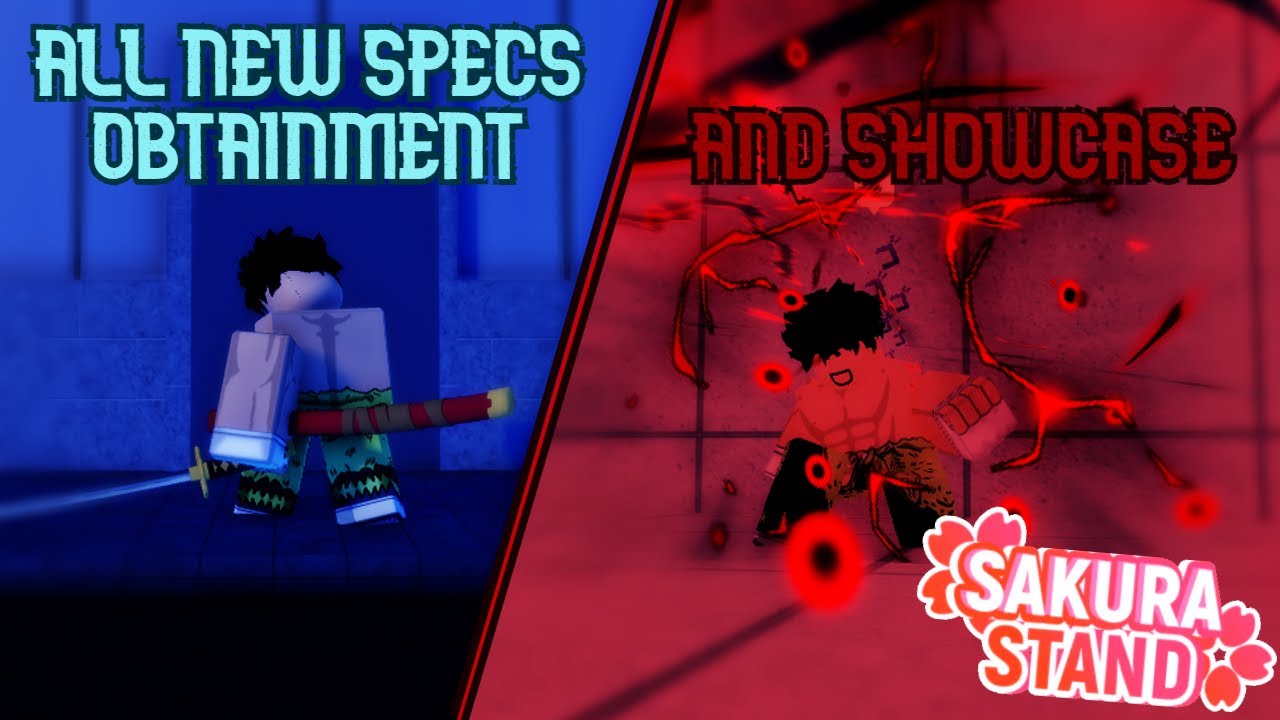 ALL 3 NEW SPECS, OBTAINMENT AND SHOWCASE | Sakura stand - YouTube