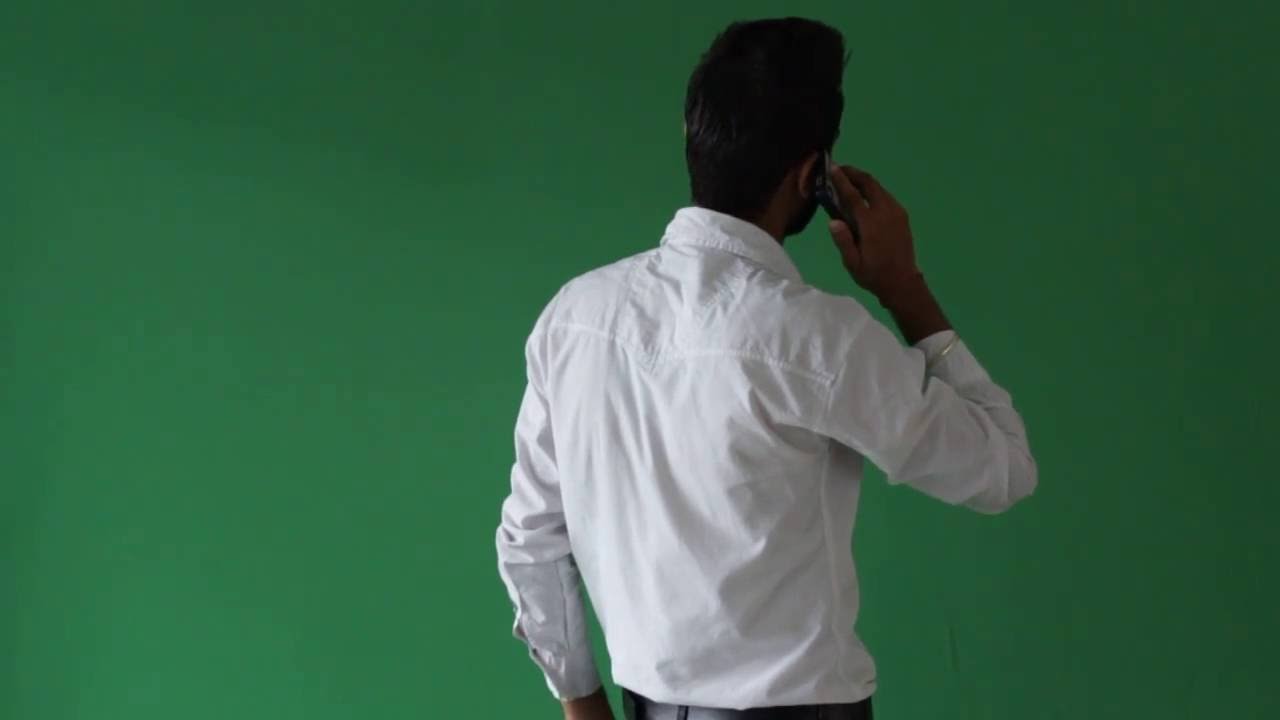 Chroma Shoot Phone Talk !! Green Screen 720p60fps - YouTube