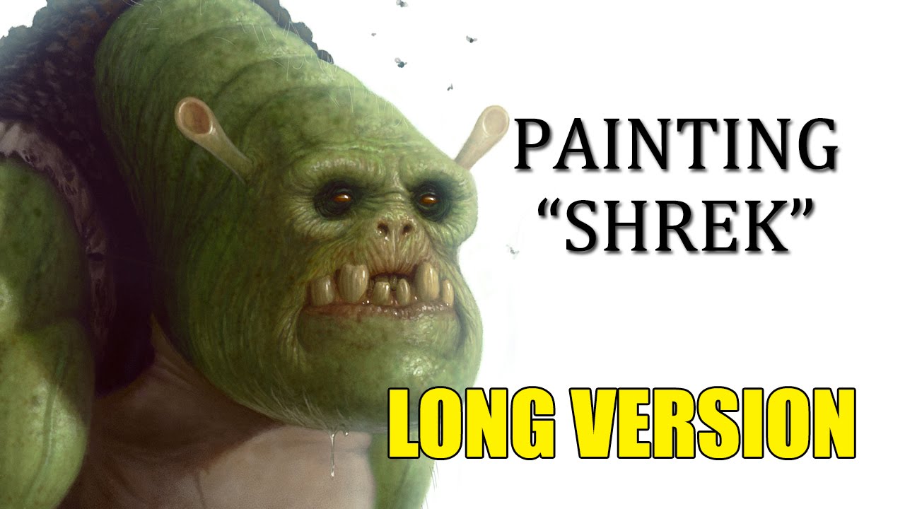 Speedpainting - "Shrek" (LONG VERSION) - YouTube